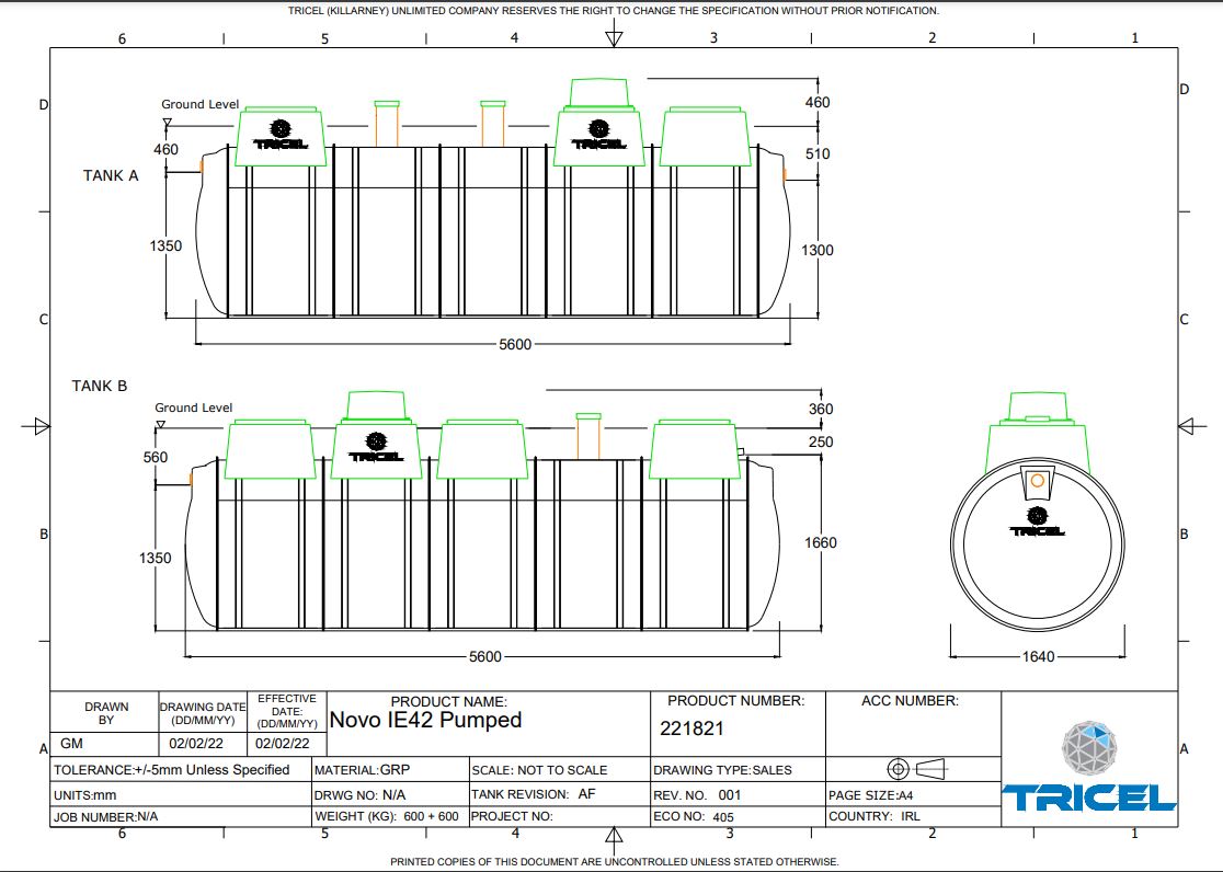 Biocycle unit - wastewater treatment plant system by Tricel