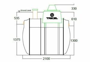 Tricel Novo Wastewater Treatment - SMC tank - CE Certified